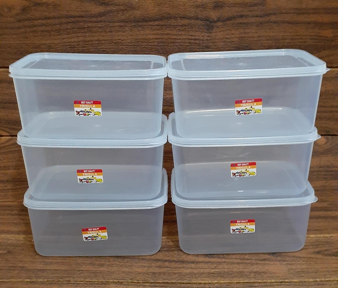 Bok kotak bening /Toples plastik bening tebal murah 1800ml/kotak ...