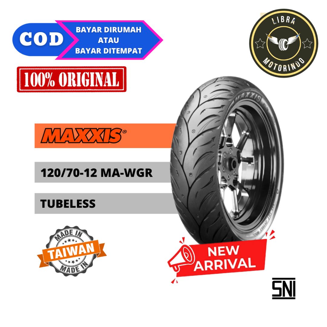 Ban Motor Scoopy, Fazzio Genio, Vespa GTS MAXXIS MA-WGF Ukuran 110/70 ...