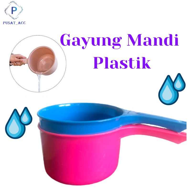 GMB7 - Gayung Plastik Murah Ukuran Besar Bentuk Bulat | Lazada Indonesia