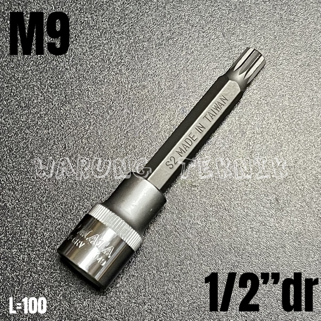 EYE BRAND LONG SPLINE SOCKET M9 X 100 MM 1/2" DR XZN 12 POINT | Lazada ...