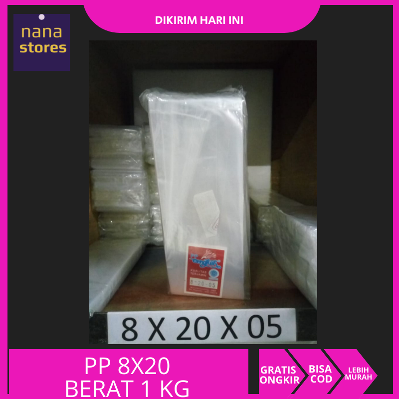 Plastik kemasan plastik PP bening bungkus makanan dan benda, plastik ...