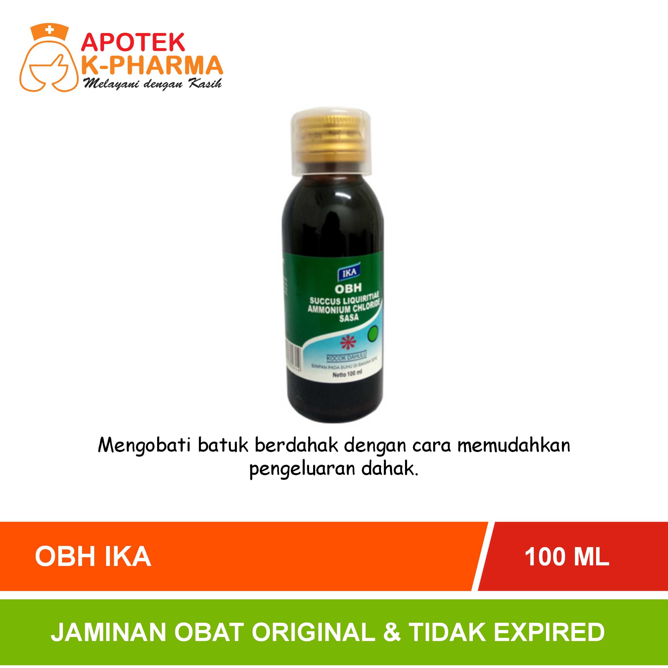 OBH IKA Isi 100ml Obat Original IKA | Lazada Indonesia