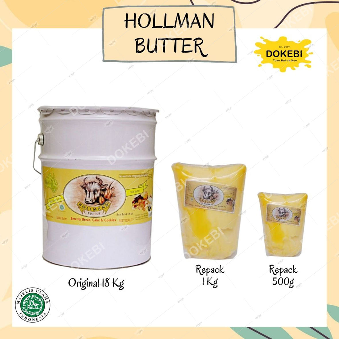 HOLLMANN BUTTER 500G, 250G - MENTEGA HOLMAN - HOLLMAN MERTEGO COOKIES ...