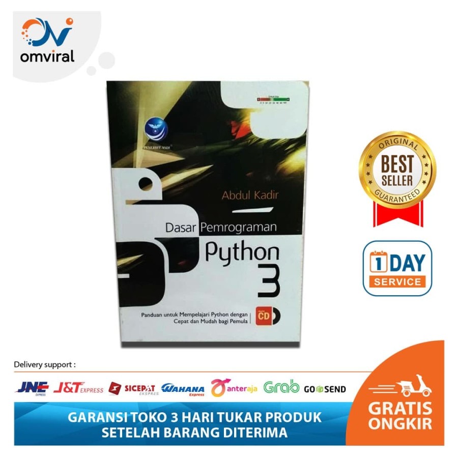 Buku Dasar Pemrograman Python 3 +cd | Lazada Indonesia