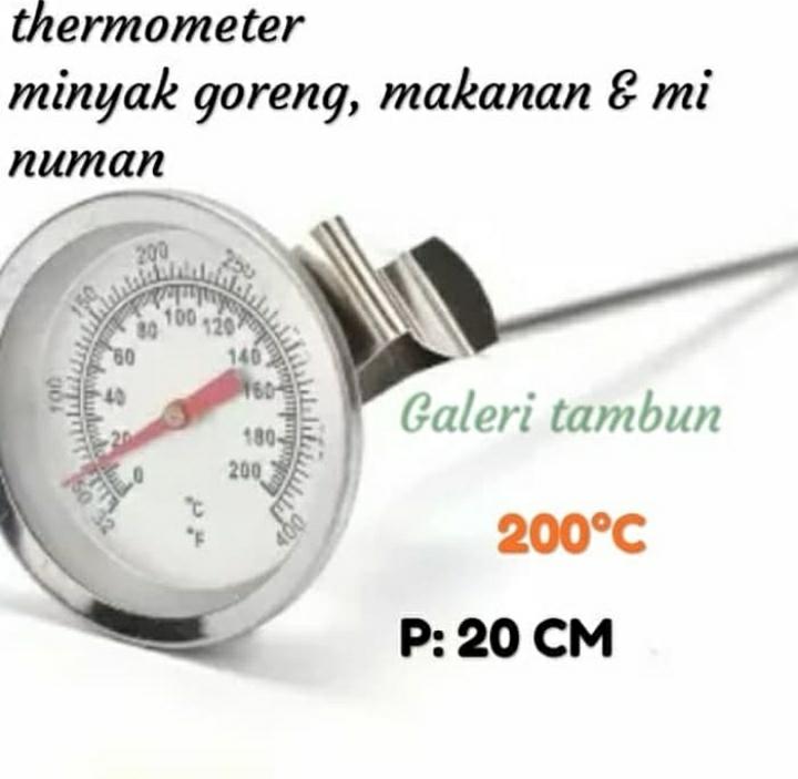 THERMOMETER MINYAK GORENG MAKANAN DAN MINUMAN THERMOMETER MASAK ...