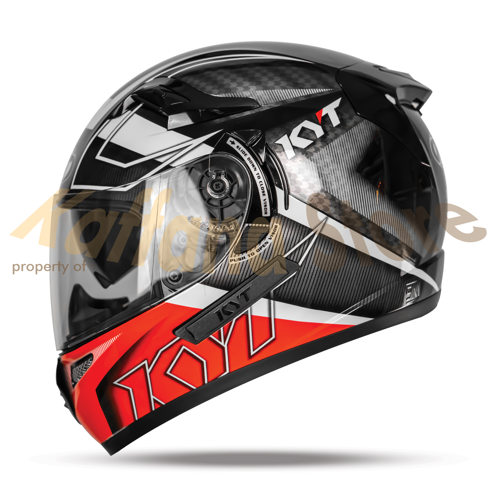 Helm KYT K2 Rider Spotlight Red Original | Lazada Indonesia