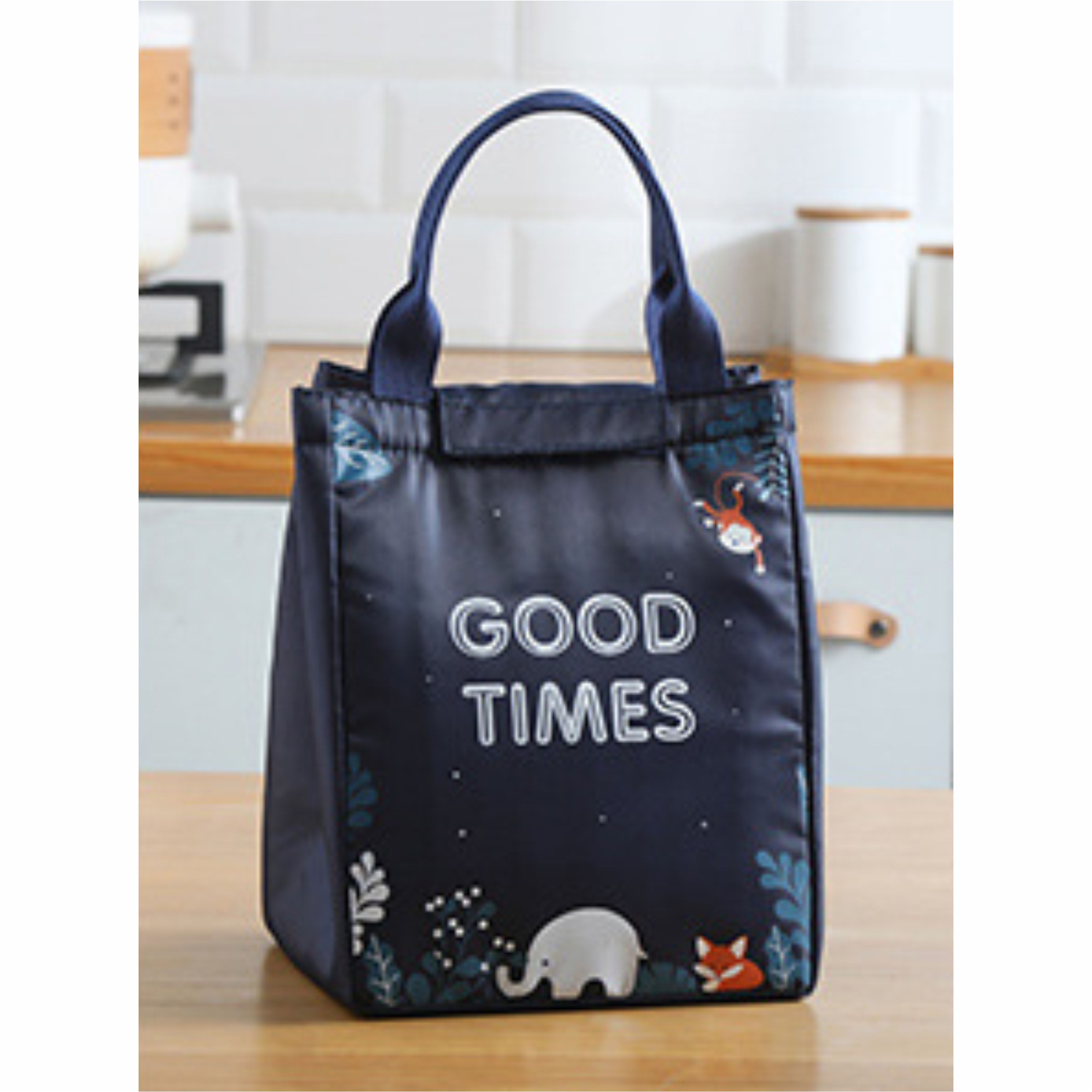 Tas Bekal Makan Model Resleting / Lunch Cooler Bag / Tote Bag | Lazada ...