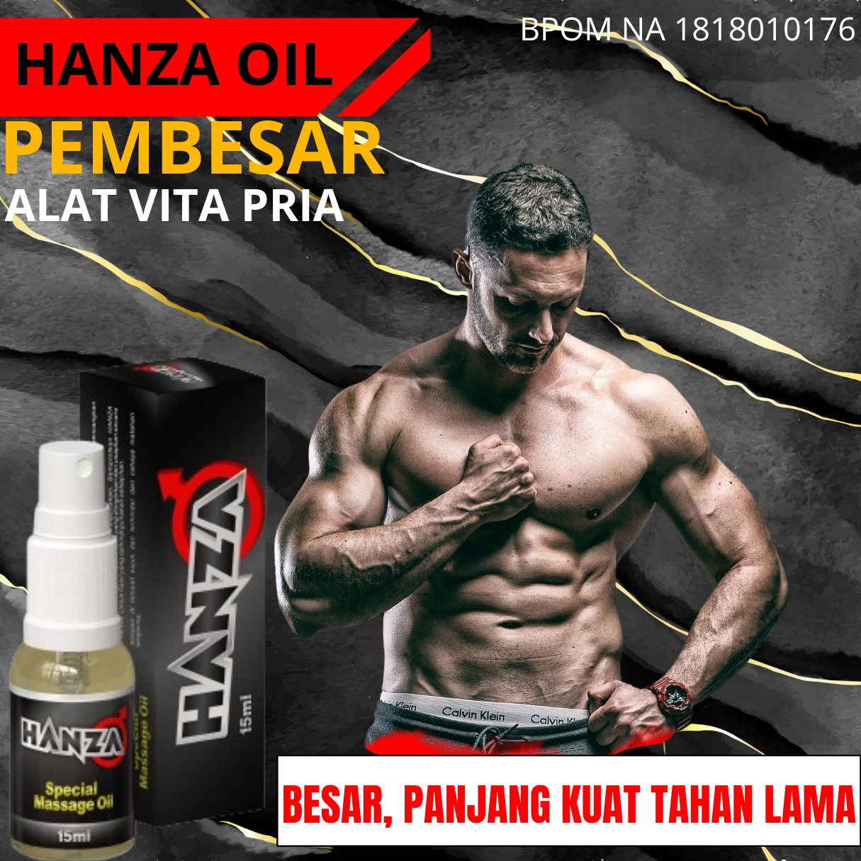 BISA COD HANZA SPRAY AMPUH Obat Oles Pembesar Penis Permanen Pemanjang Alat Vital Kelamin Pria ...
