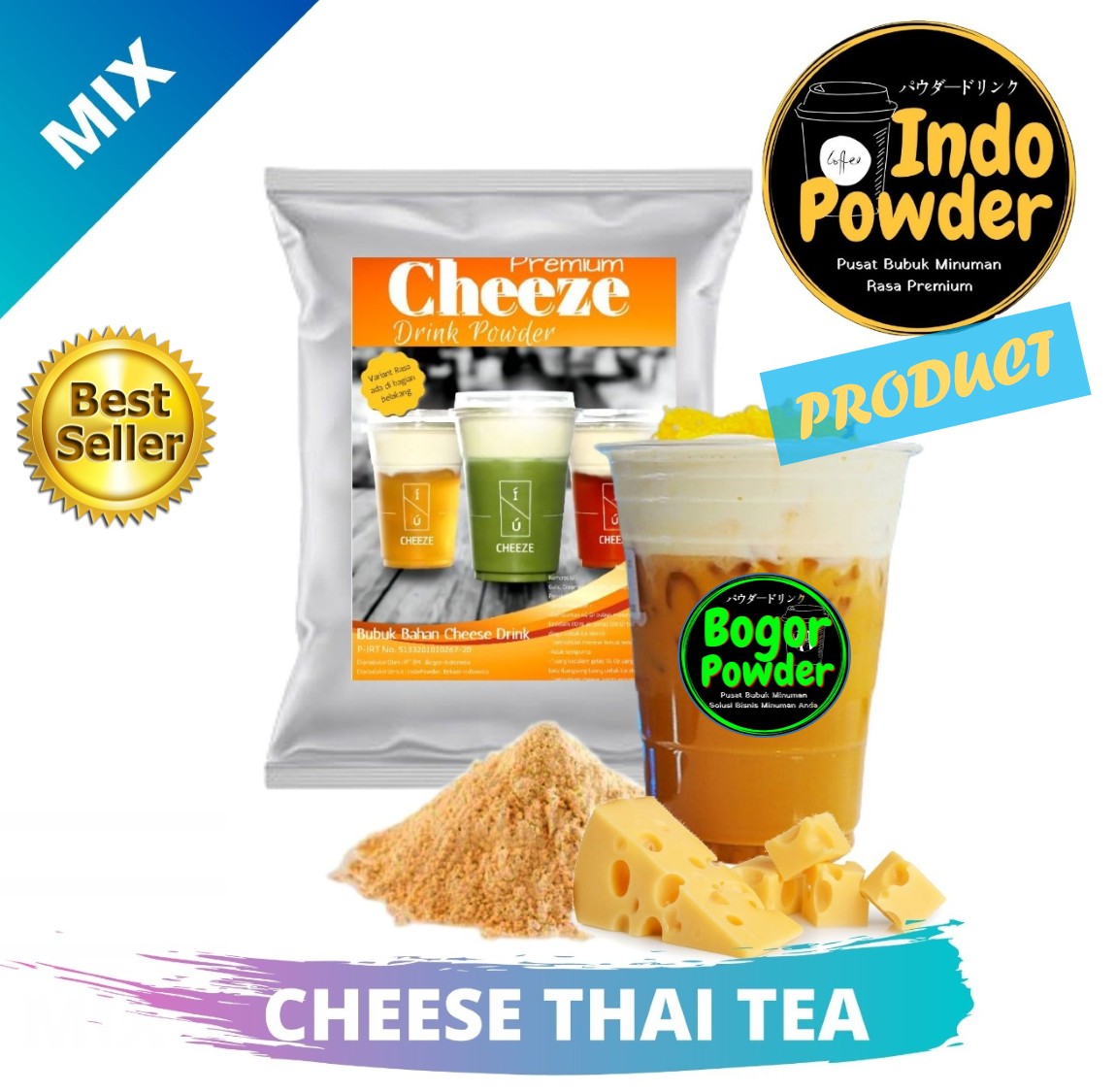 Cheese Thai Tea 1 Kg / Cheese Thai Tea 1 kG / Thai Tea Rasa Cheese 1 Kg ...