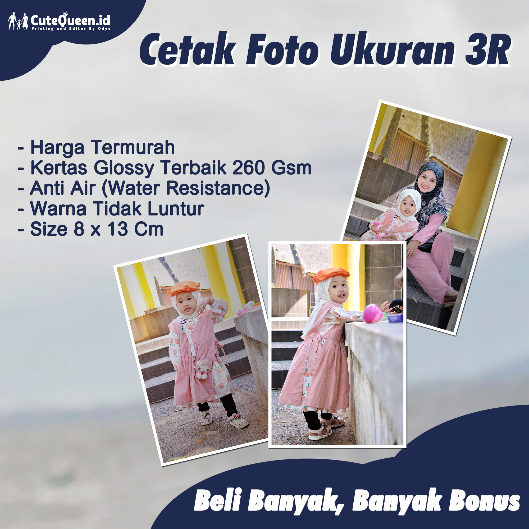 Edit dan Cetak Foto Ukuran 3R - Cuci Foto Kualitas Terbaik Kertas Doff | Lazada Indonesia