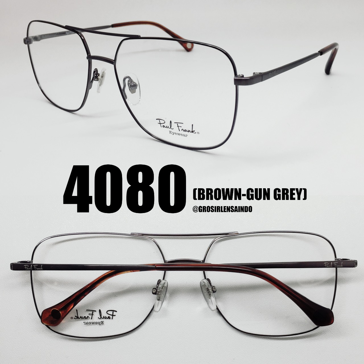 Frame kacamata PAUL FRANK ORIGINAL AVIATOR Full Frame | Lazada Indonesia