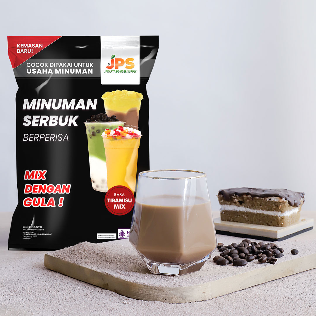 JPS Mix Tiramisu 1 kg Bubuk Minuman Dengan Gula / Powder / Serbuk ...