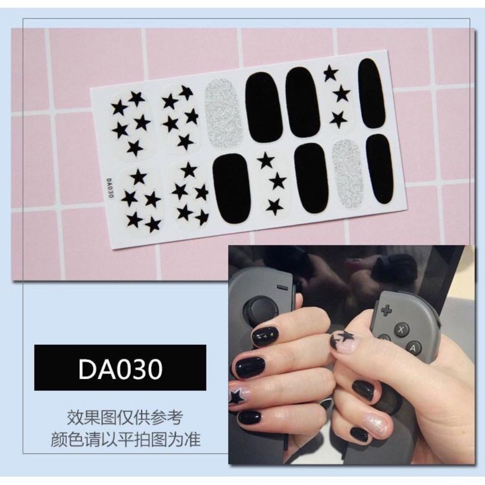 stiker kuku sticker kuku nail art kuku palsu | Lazada Indonesia