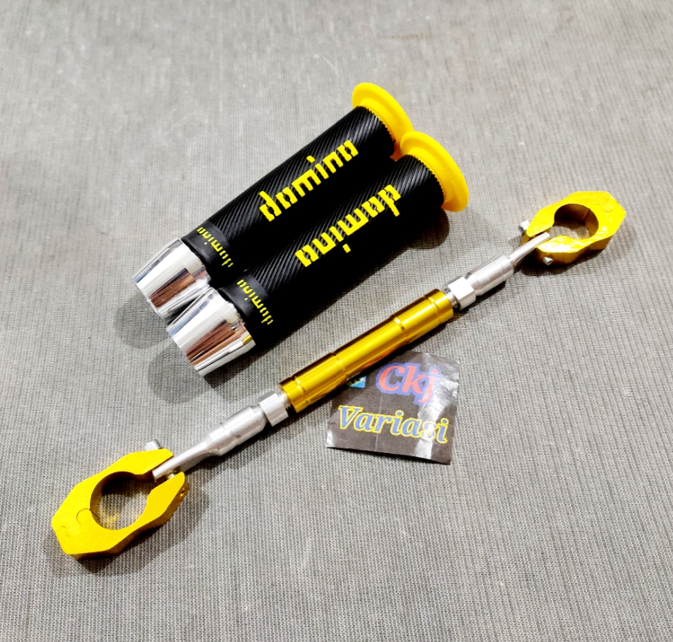 Palang stang motor universal stabilizer+grip bulu+stang PCX | Lazada ...