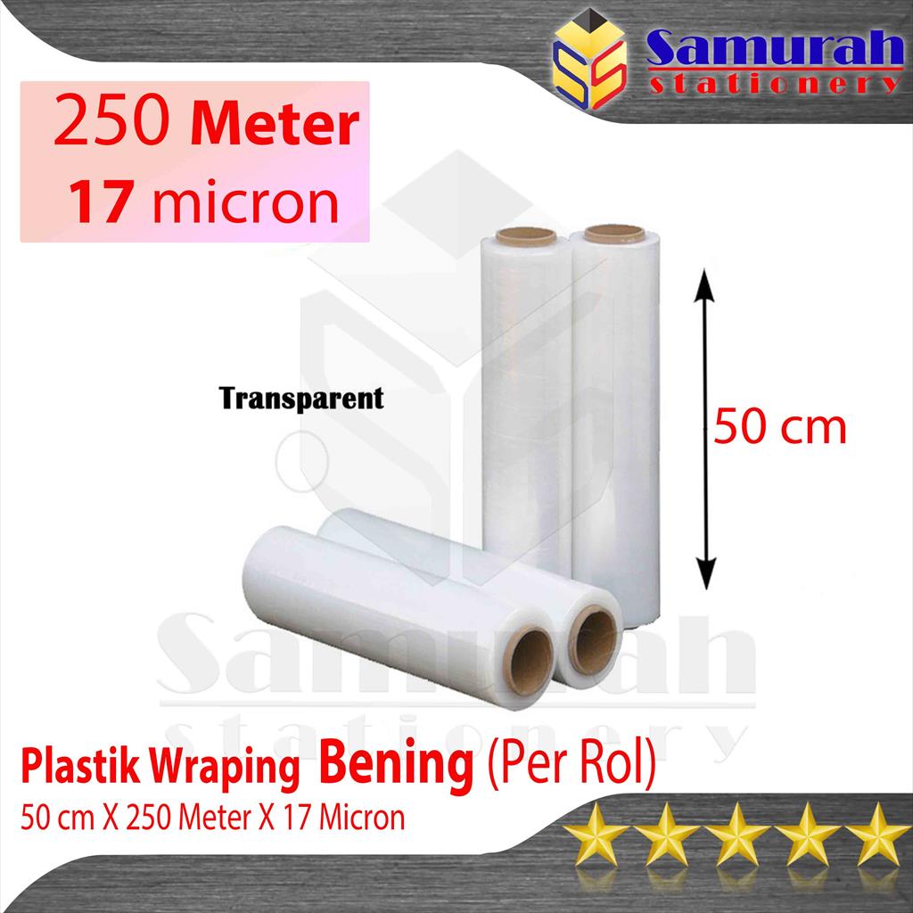 Plastik Wraping Lebar 50 Cm Bening / Stretch Film Rol Plastic Wrap ...