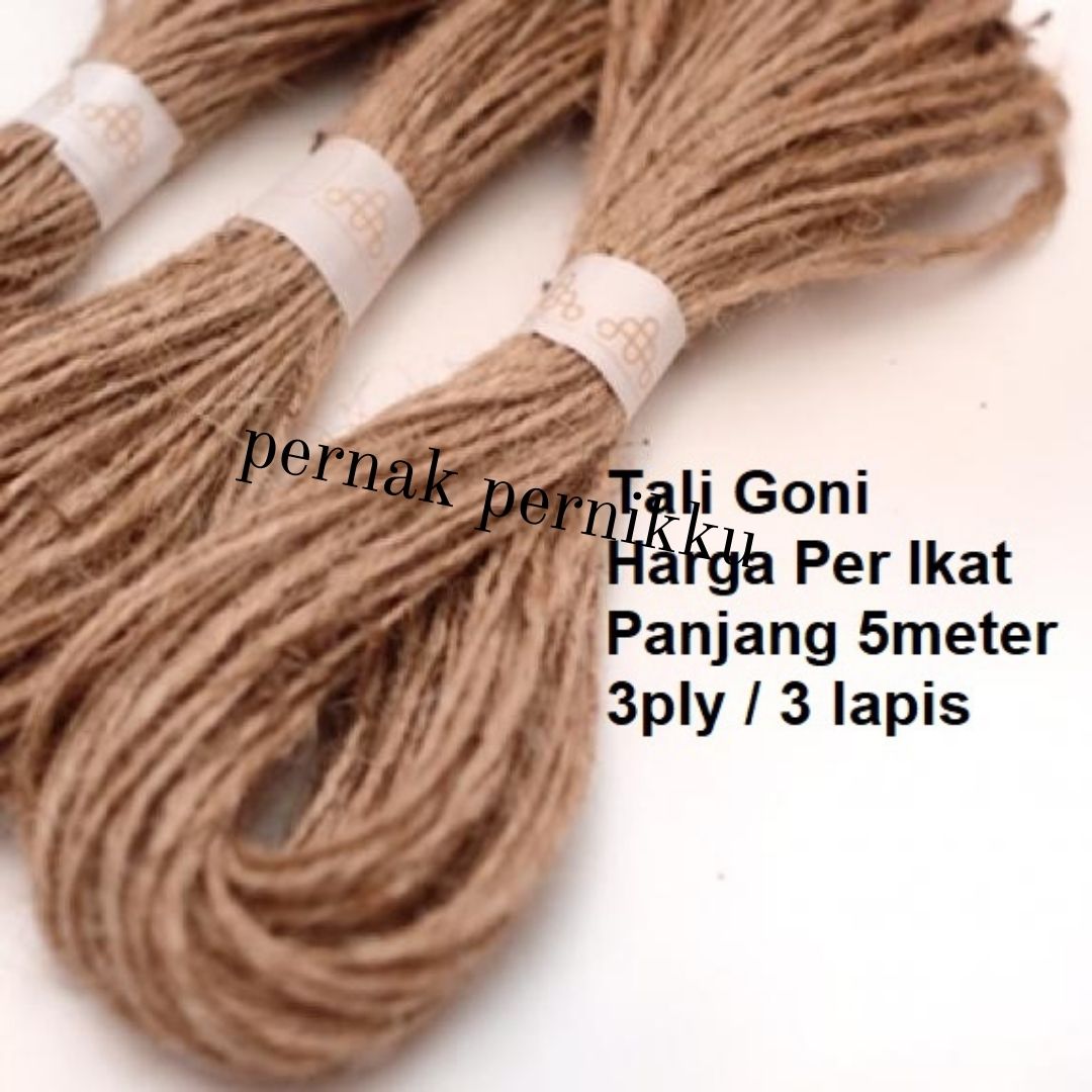 Tali Rami / Tali Goni Tebal 3 Ply Harga per ikat 5 meter | Lazada Indonesia