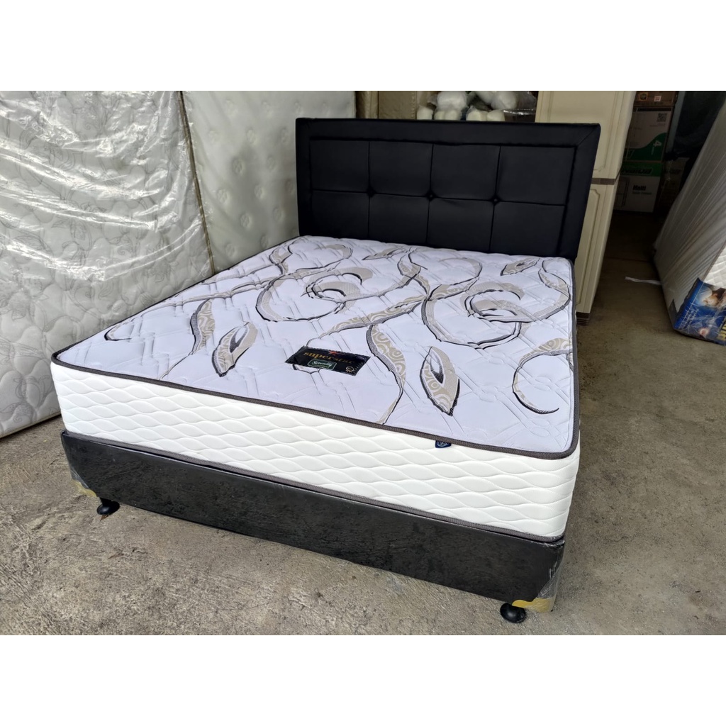 Paket Springbed Fullset Elite Serenity Superstar + Divan Sandaran ...
