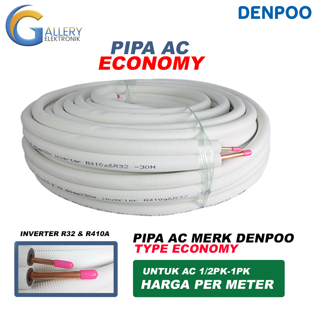 PIPA AC DENPOO ECONOMY (1/2PK-1PK) PER METER | Lazada Indonesia