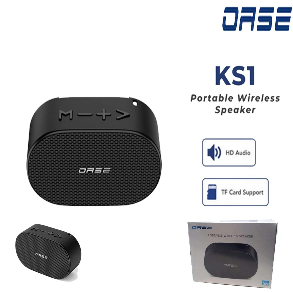 OASE Portable Wireless Speaker KS1 Full HD Audio, TF Card Plug-in- Gadget Medan | Lazada Indonesia