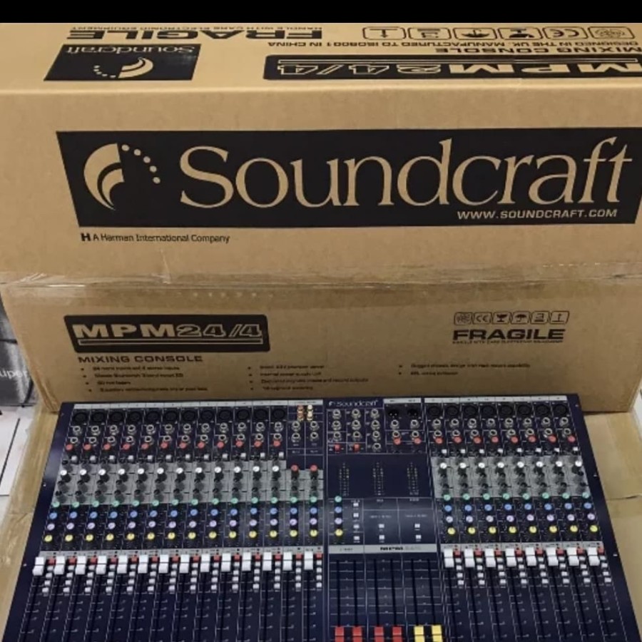 MIXER SOUNDCRAFT MPM 24 ( 24 Channel ) GRADE A | Lazada Indonesia