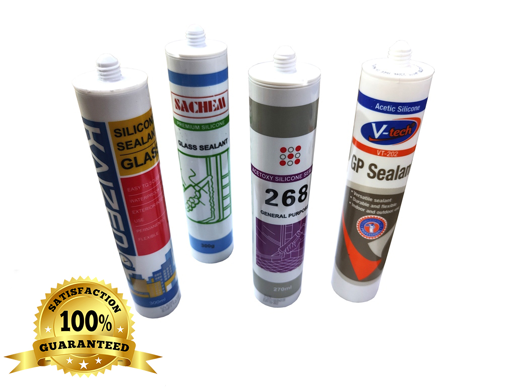 TOKO BJA- CARMEN ALSEAL Lem Botol Silicone Sealent Kaca Acetic Silen ...