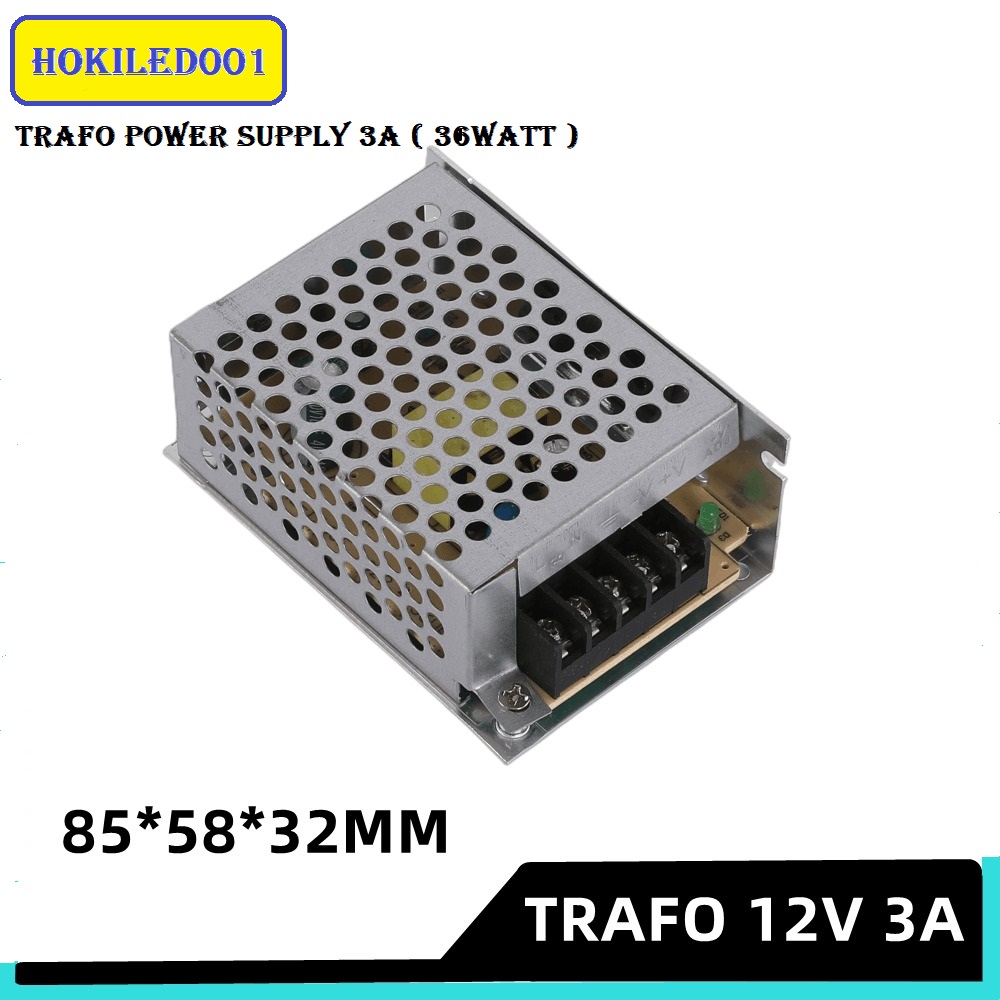 Power Supply Adaptor Switching Trafo LED Strip 12V 3A 12 Volt 3 Ampere 12V 5A 12 Volt 5 Ampere ...