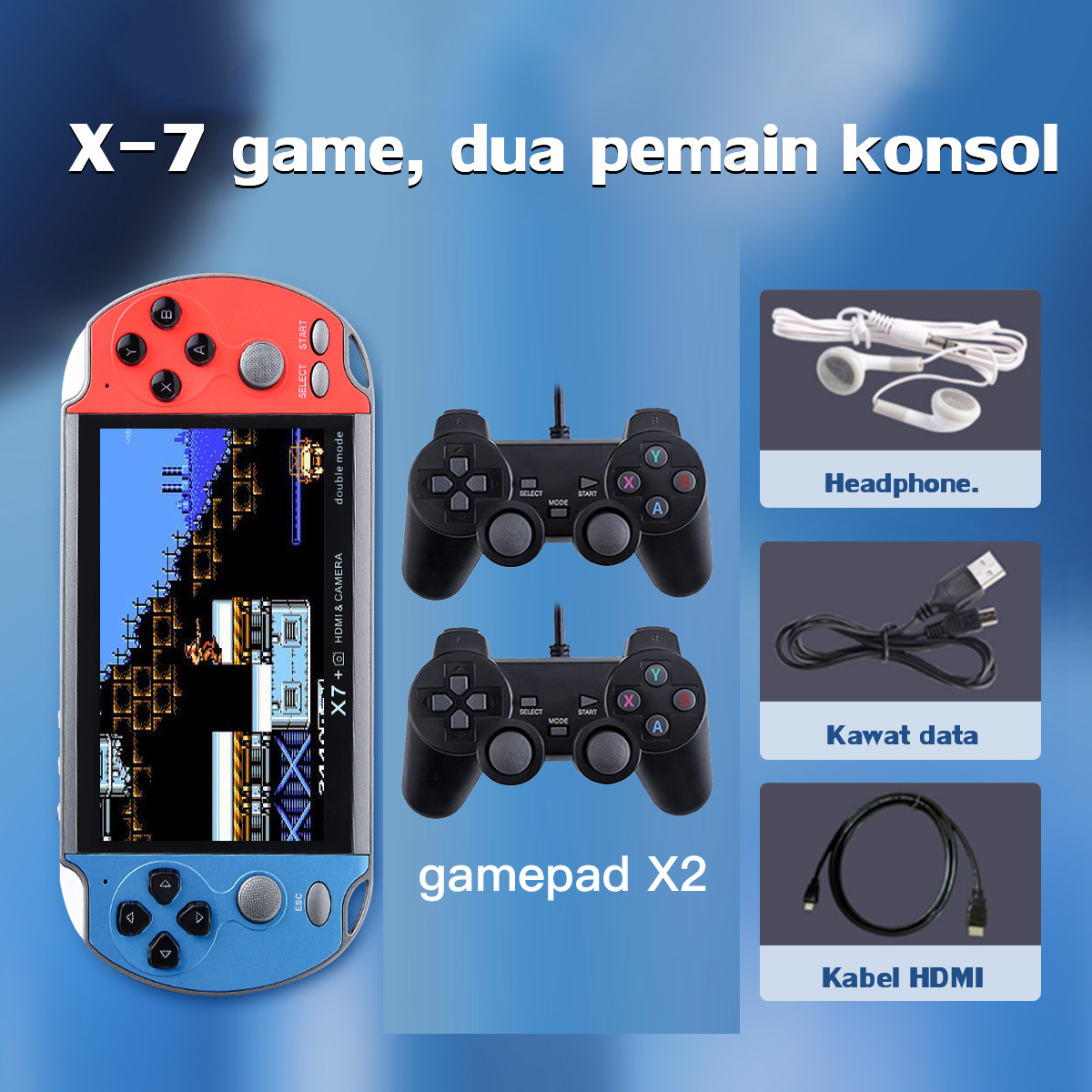 PSP X7 PRO/X12 Gameboy Handheld Game Console Player 4.3 Inch 8G Built ...