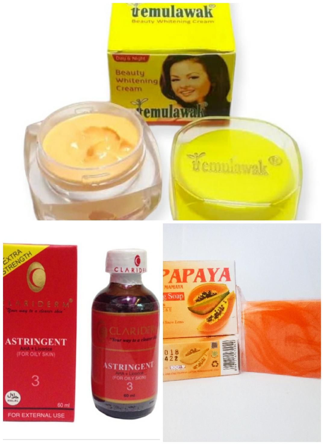 Paket 3 in 1 Clariderm Astringent Alkohol No 3 - Clariderm Ori 60m ...