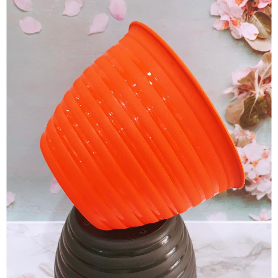 Pot Bunga Tanaman Model Sarang Tawon - Pot Tawon 18cm - ORANGE 18 CM ...