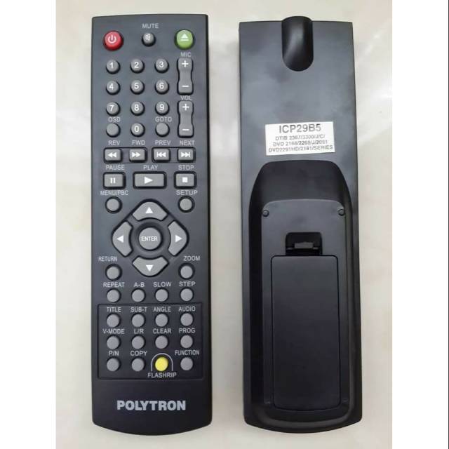 POLYTRON remote Dvd Player Original - HITAM | Lazada Indonesia