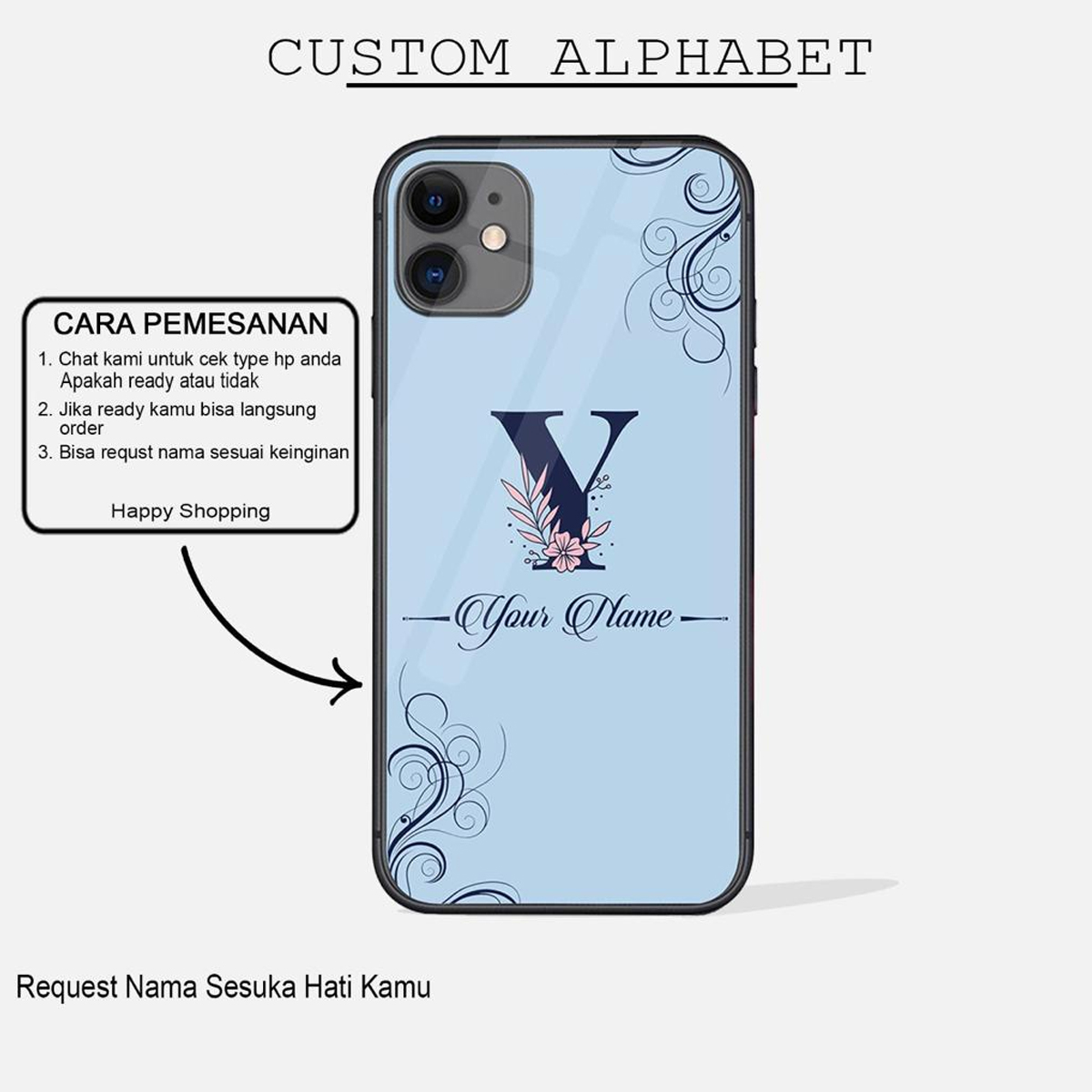Case Custom Request Nama Sendiri Bisa Untuk Semua Tipe HP (Konfirmasi ...