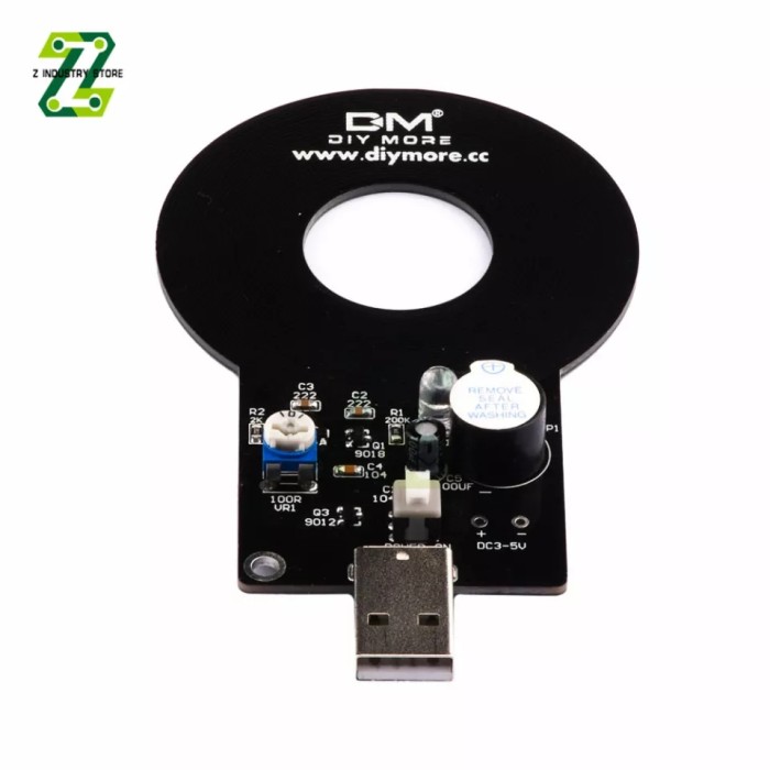 DIY KIT USB Metal Detector Detektor Logam Sensor Deteksi Besi Emas ...