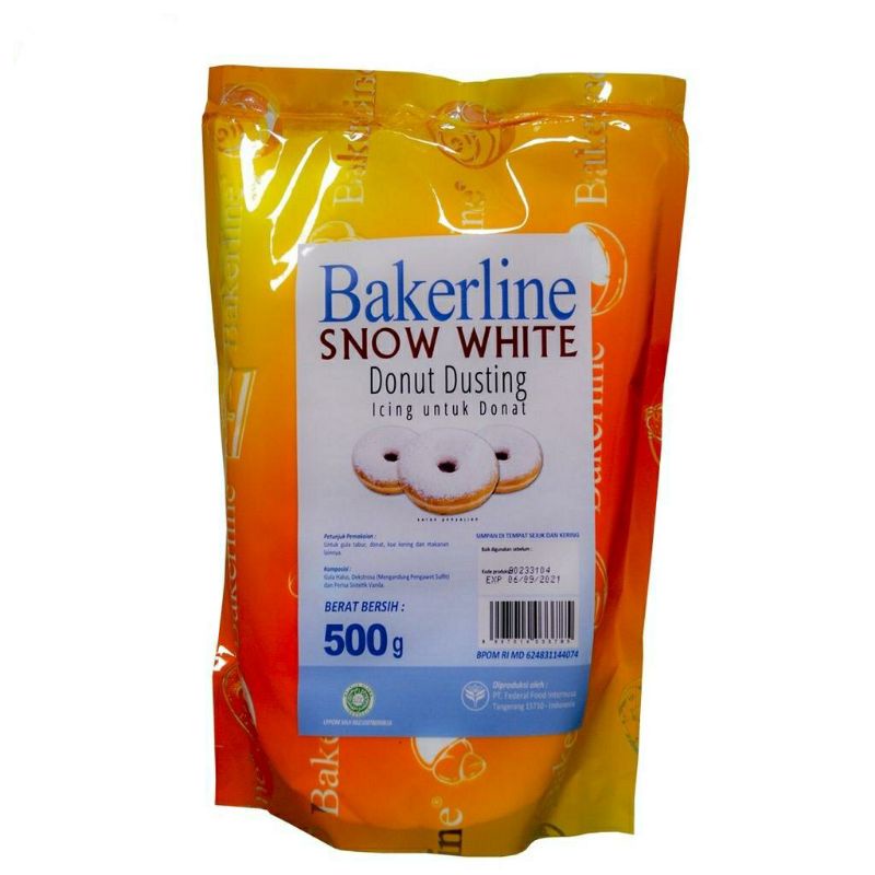 Bakerline Snow White Donut Dusting 500 Gr | Lazada Indonesia