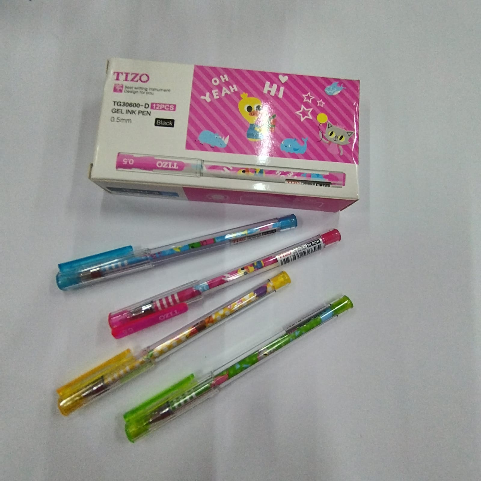 Ballpoint Tizo Pulpen Gel TG30600 ( 1 Pak isi 12 Pcs ) | Lazada Indonesia