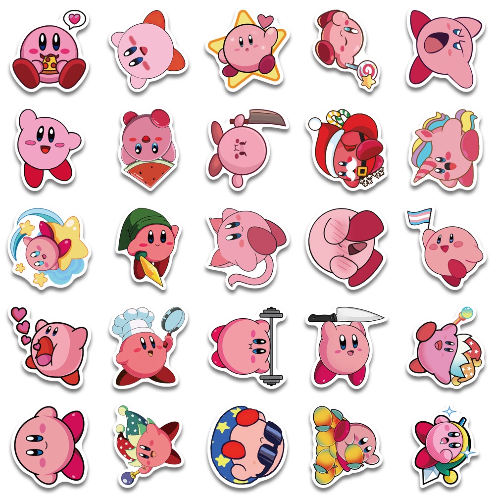 Stiker Kartun Kartun Anime Kirby isi 24 pcs | Lazada Indonesia