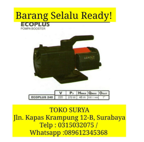 pompa semi jet multistage ECOPLUS 240 LEADER impeller plastik | Lazada ...