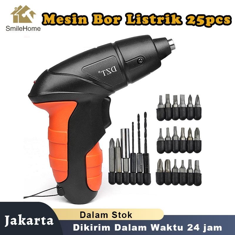 Mesin Bor Listrik Tanpa Kabel Mesin Obeng Listrik Impact Wrench ...