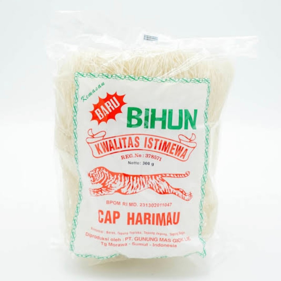 Tiger brand Bihun harimau Biehun mihun mie putih Medan 300 gr | Lazada ...