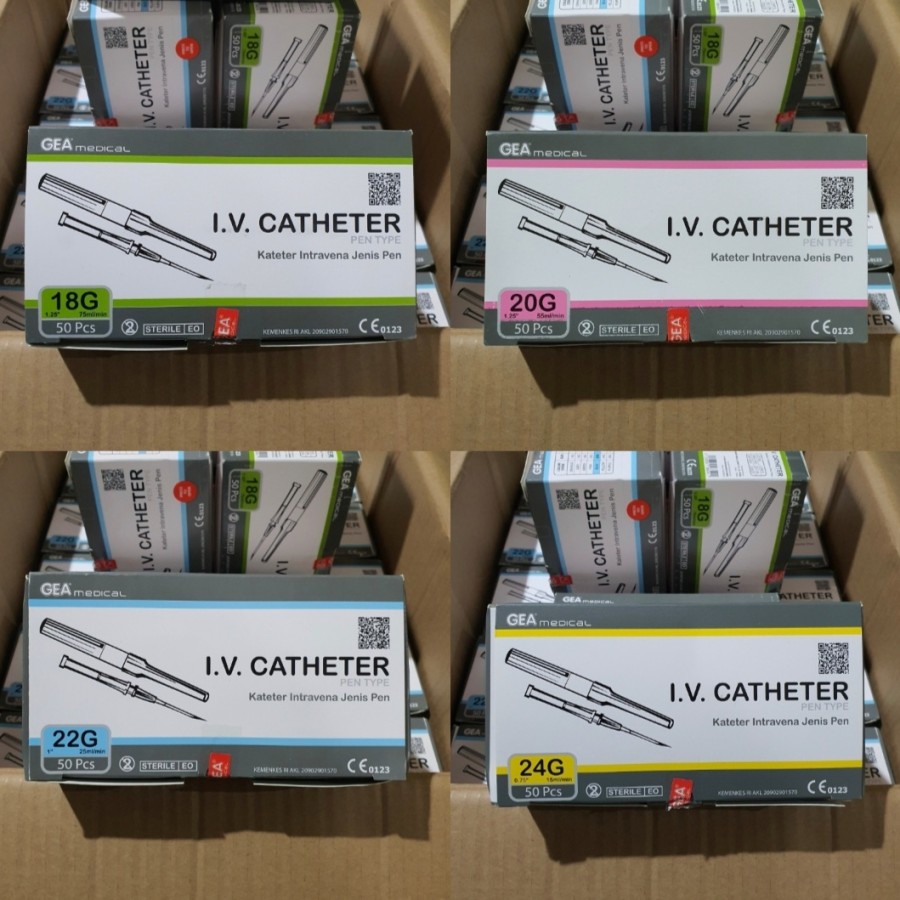 GEA IV CATHETER / IV KATETER / SURFLO / ABBOCATH / ABOCAT - 18 | Lazada ...