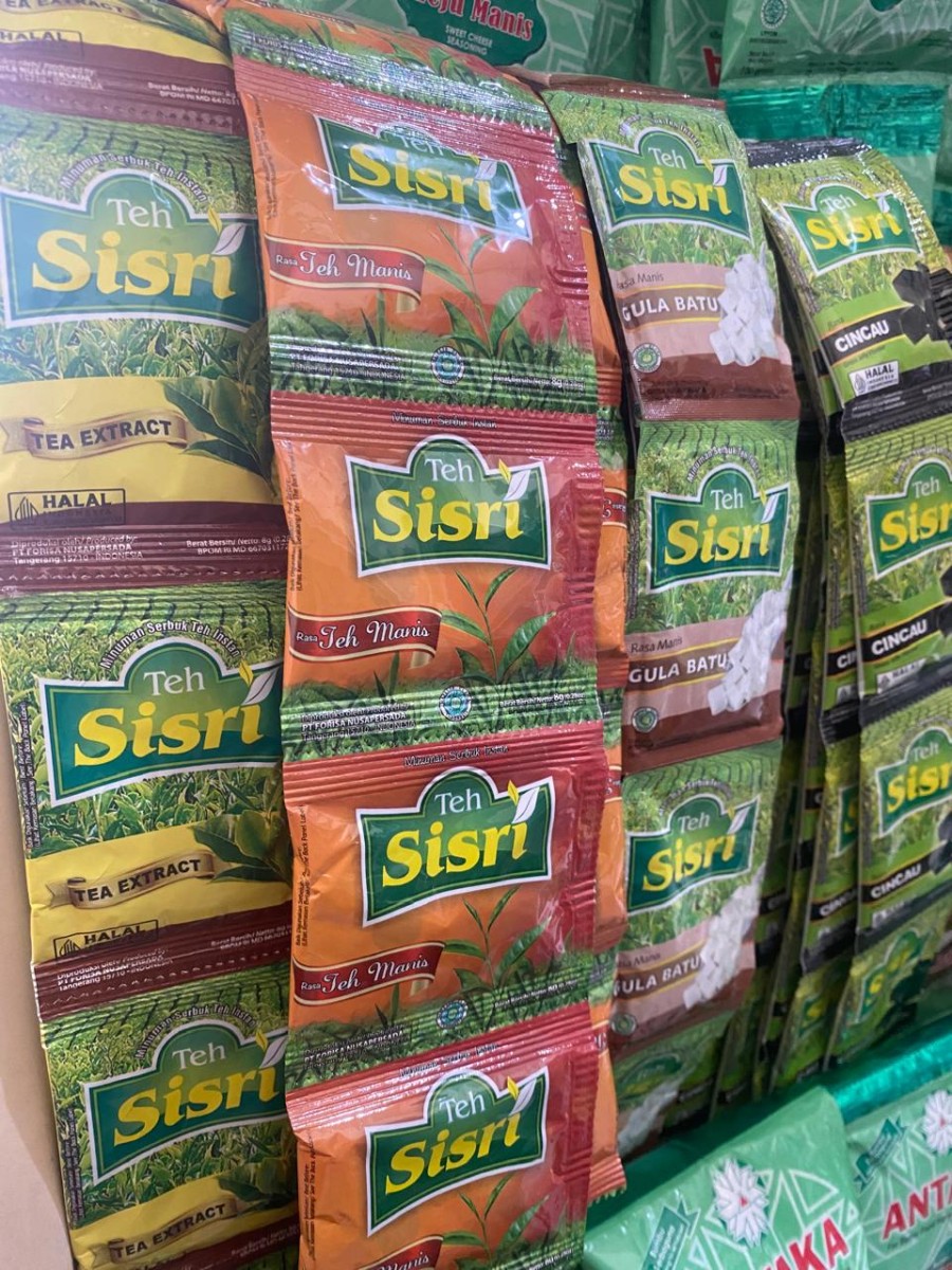 TEH SISRI RENCENG ISI 10 SACHET CINCAU / GULA BATU / TEA EXTRACT / TEH ...