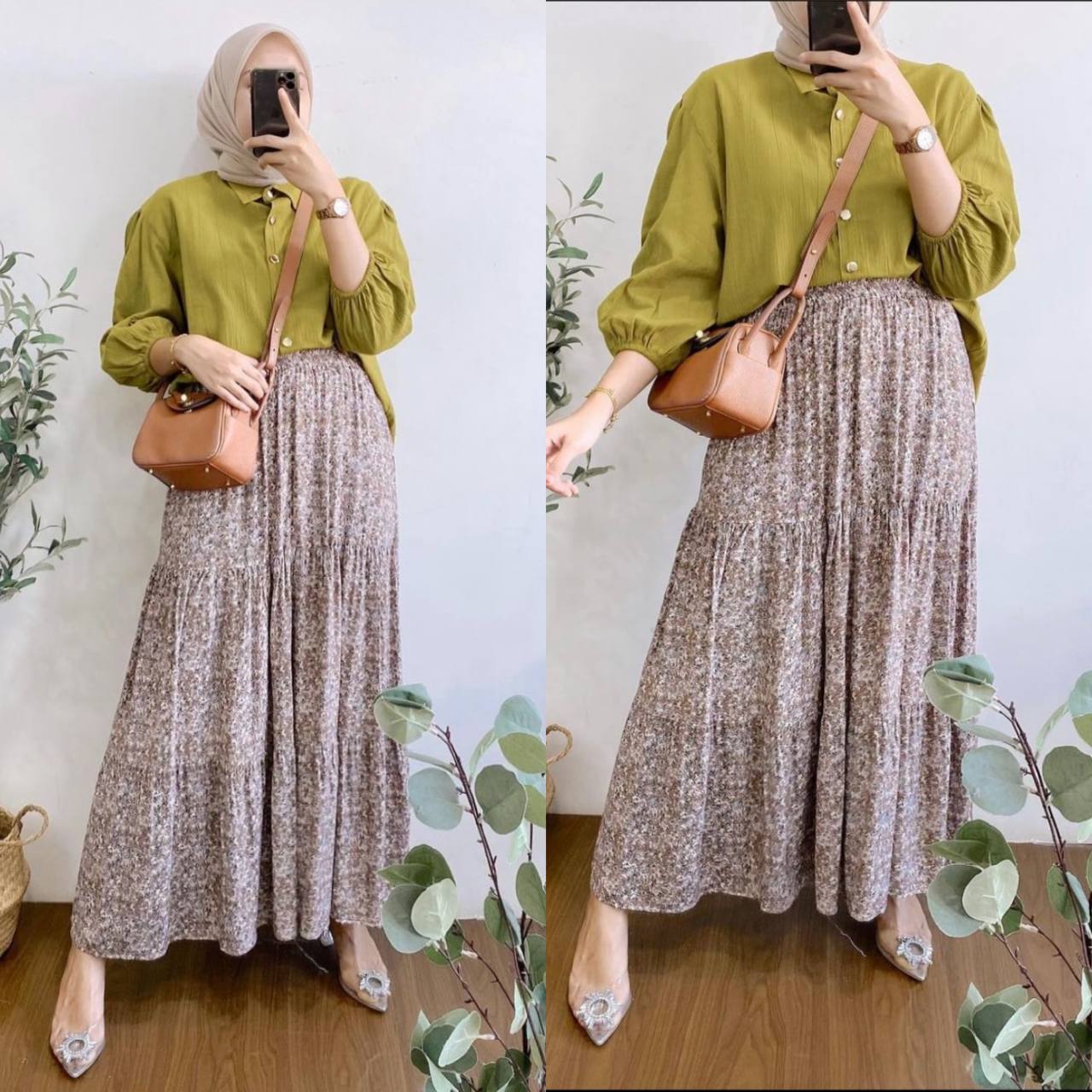 K-FASHION Setelan Rok Kekinian Wanita Terbaru 2024 Innara | Lazada ...