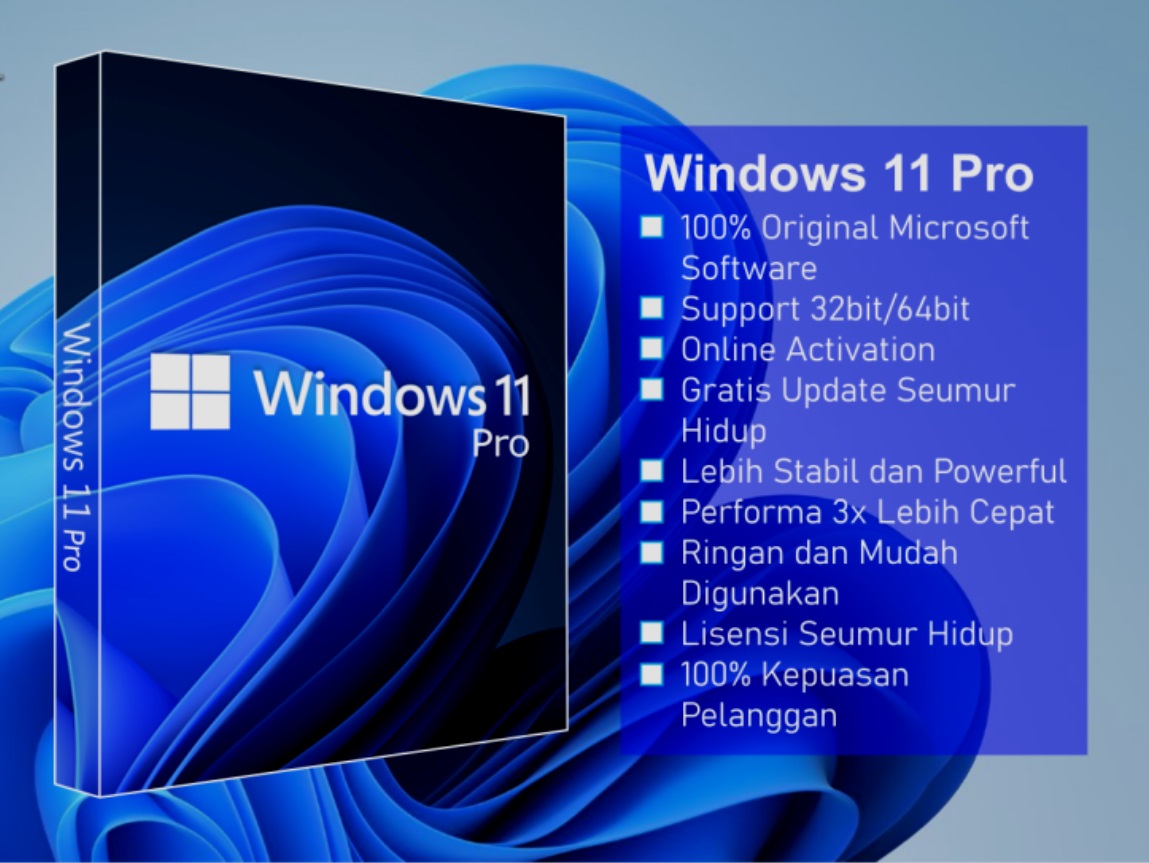Windows 11 Pro Original Digital License – Lifetime ( Only Lisensi SN ...