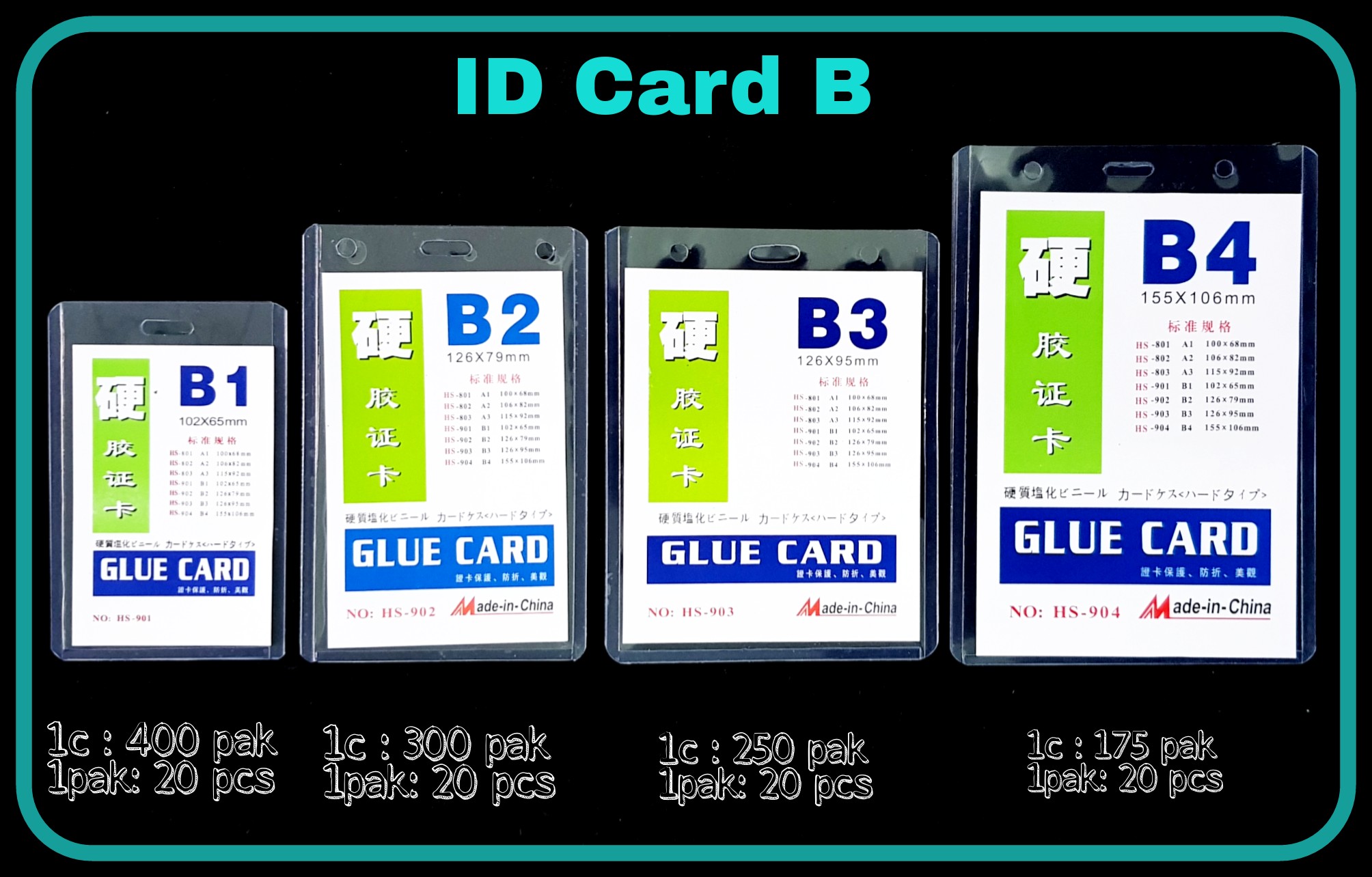 SOS ID Card B1 (20 pcs) / Kartu ID | Lazada Indonesia