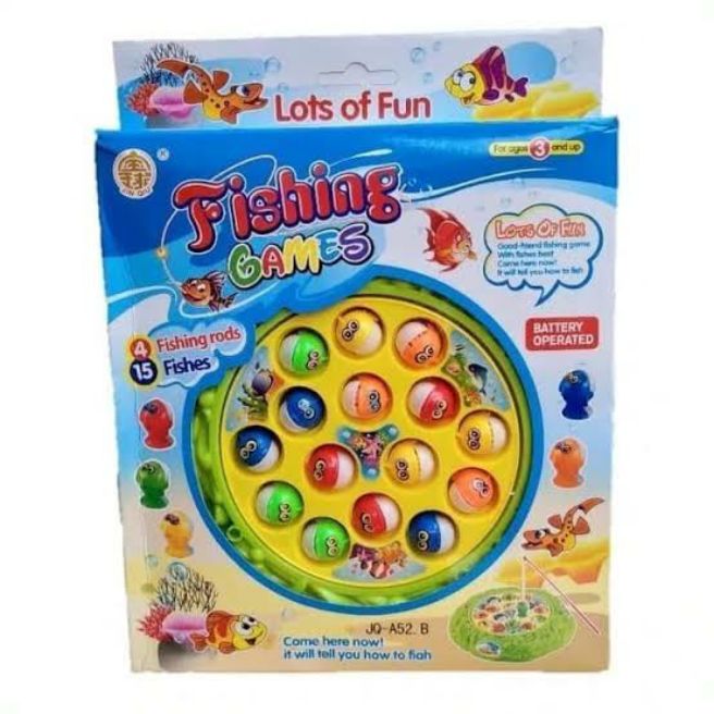 mainan anak fishing games lots of fun 1 kolam | Lazada Indonesia