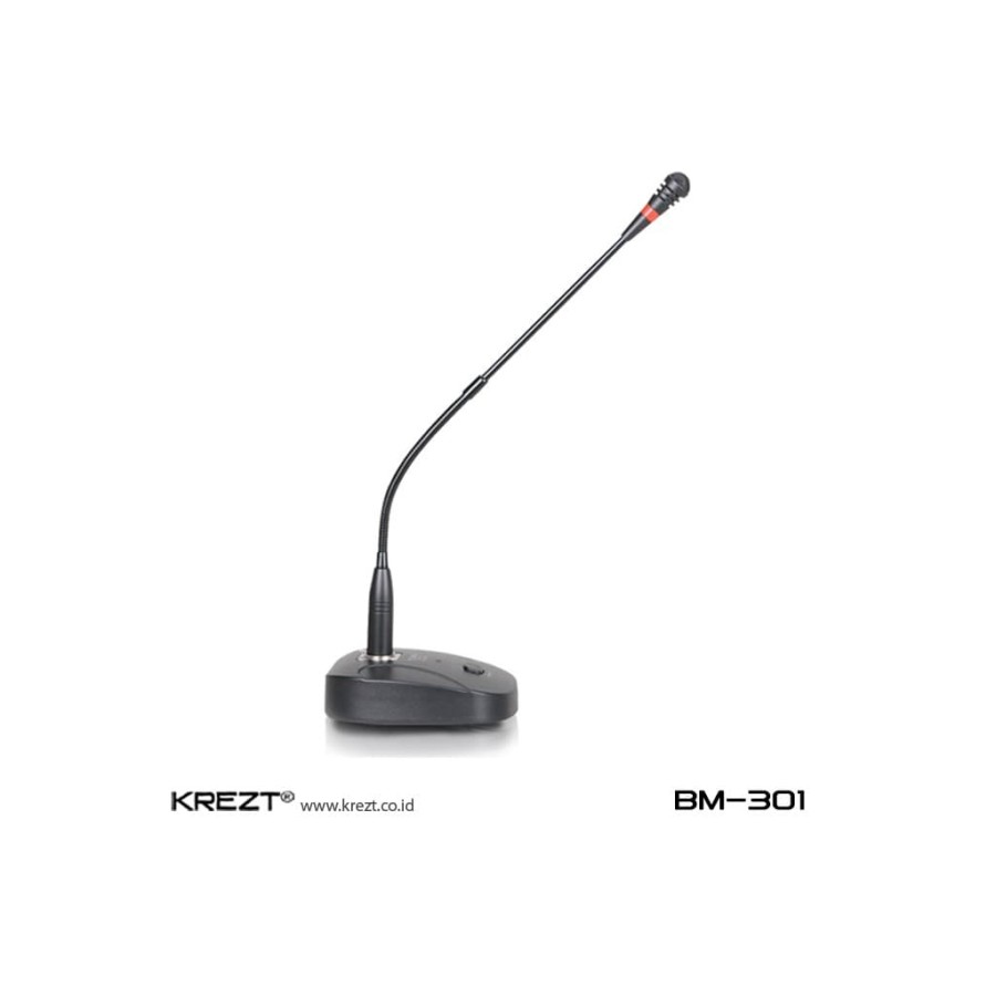 MIC KABEL PODIUM MEJA KREZT BM301 MICROPHONE MEETING BM 301 | Lazada Indonesia