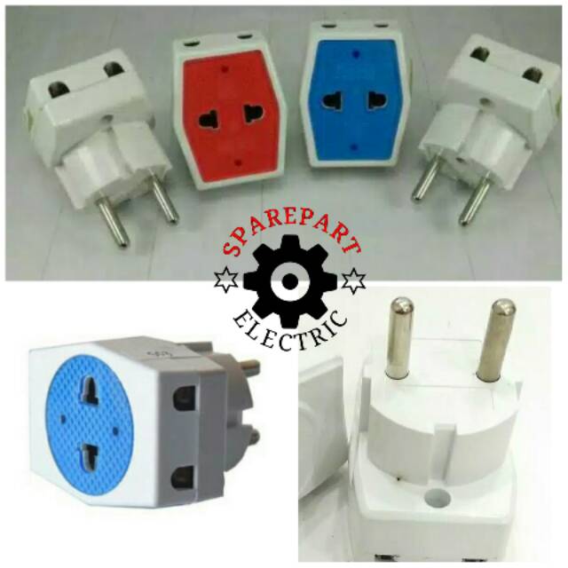 STEKER T MULTI CABANG 3 LUBANG / COLOKAN SAMBUNGAN 3 IN 1 | Lazada ...