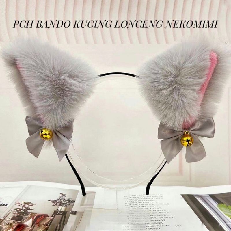 BANDO TIKTOK COSPLAY KUCING / BANDO KUCING NEKOMIMI LONCENG / BANDO ...