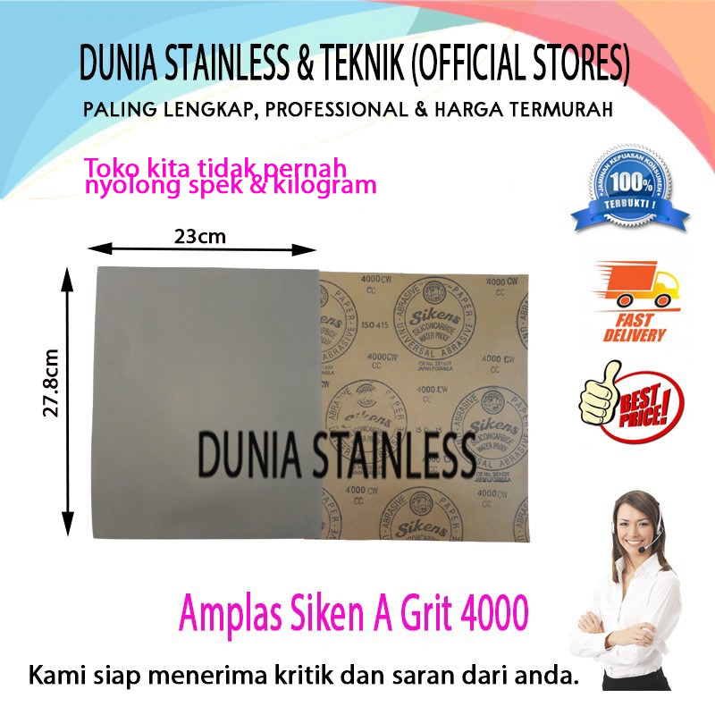 Amplas Siken A Grit 4000 | Lazada Indonesia