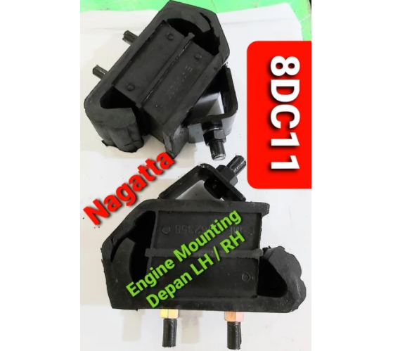 ENGINE Monting Mounting karet dudukan Mesin DEPAN MITSUBISHI FUSO 8DC11 ...