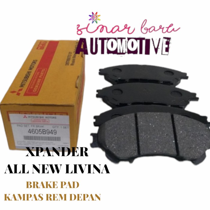 BRAKE PAD KAMPAS REM DEPAN MITSUBISHI XPANDER ALL NEW LIVINA ORIGINAL | Lazada Indonesia